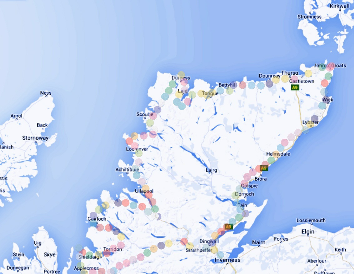 Tour area Lybster Accommodation Caithness | Sutherland | NC500